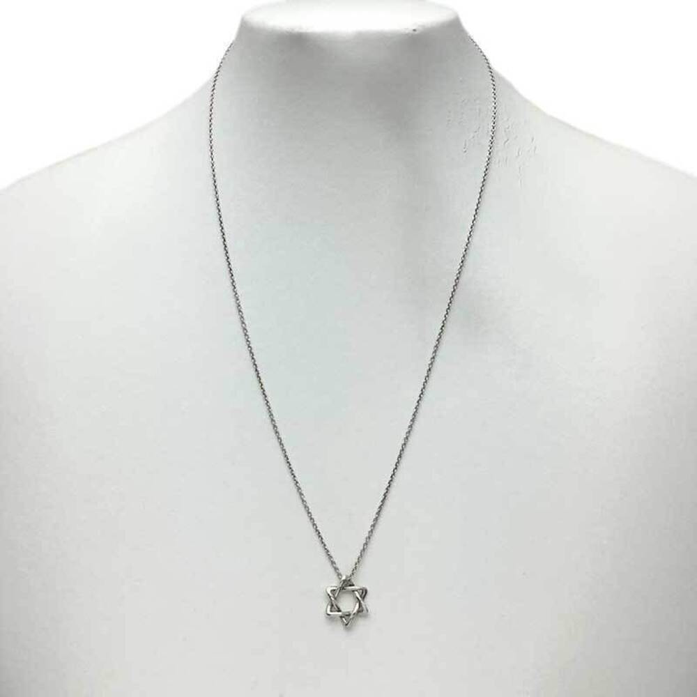 Tiffany & Co. | Bags | Tiffany Co David Pendant Necklace Silver Six ...